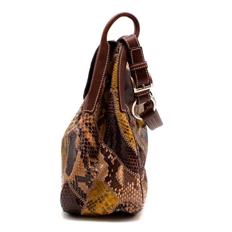 Prada Python Patchwork Shoulder Bag For Sale at 1stDibs | prada python ...
