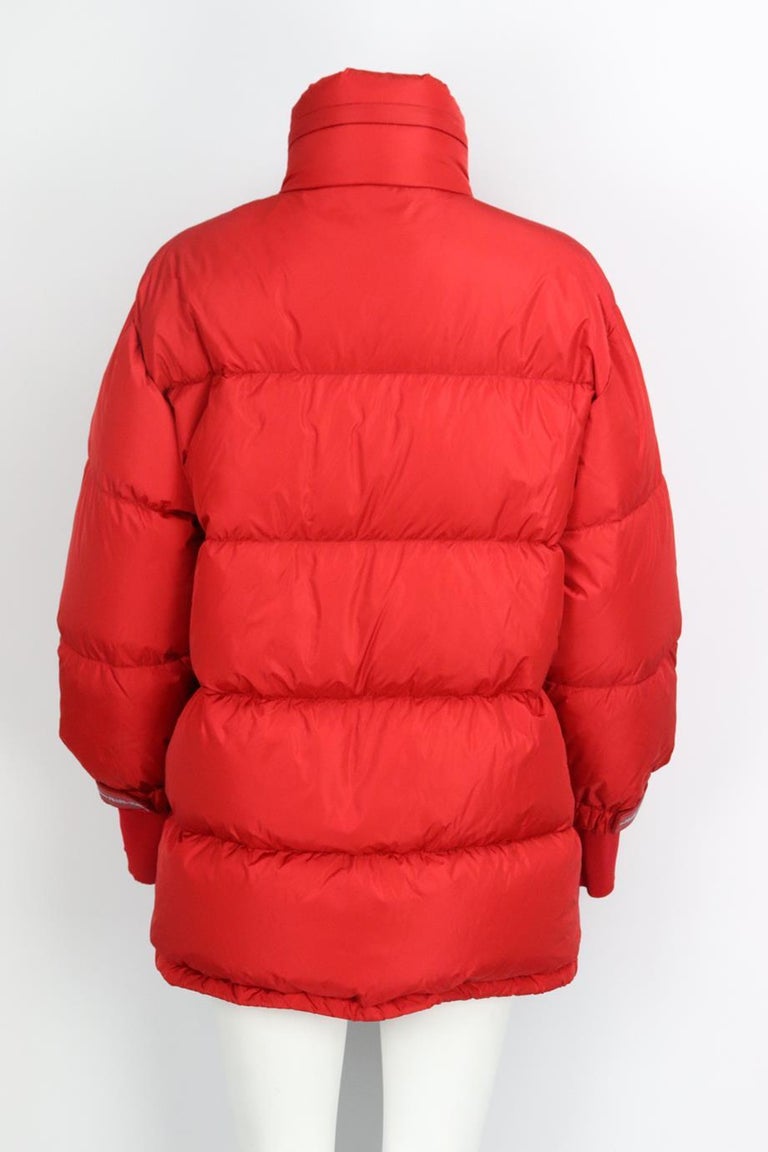 Prada Quilted Shell Down Jacket It 40 Uk 8 For Sale at 1stDibs