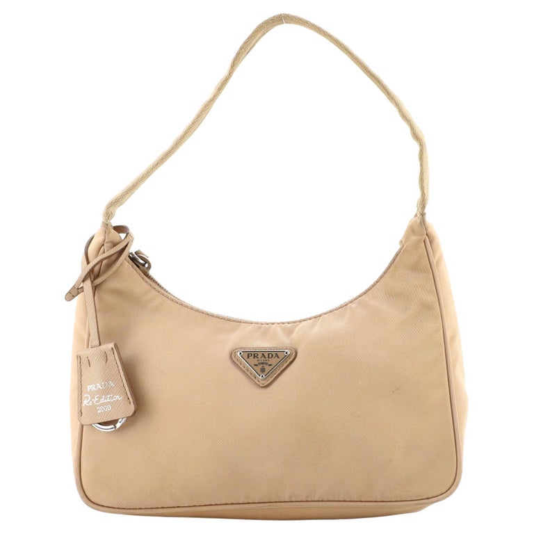 Prada Re-Edition 2000 Hobo Tessuto Mini For Sale at 1stDibs
