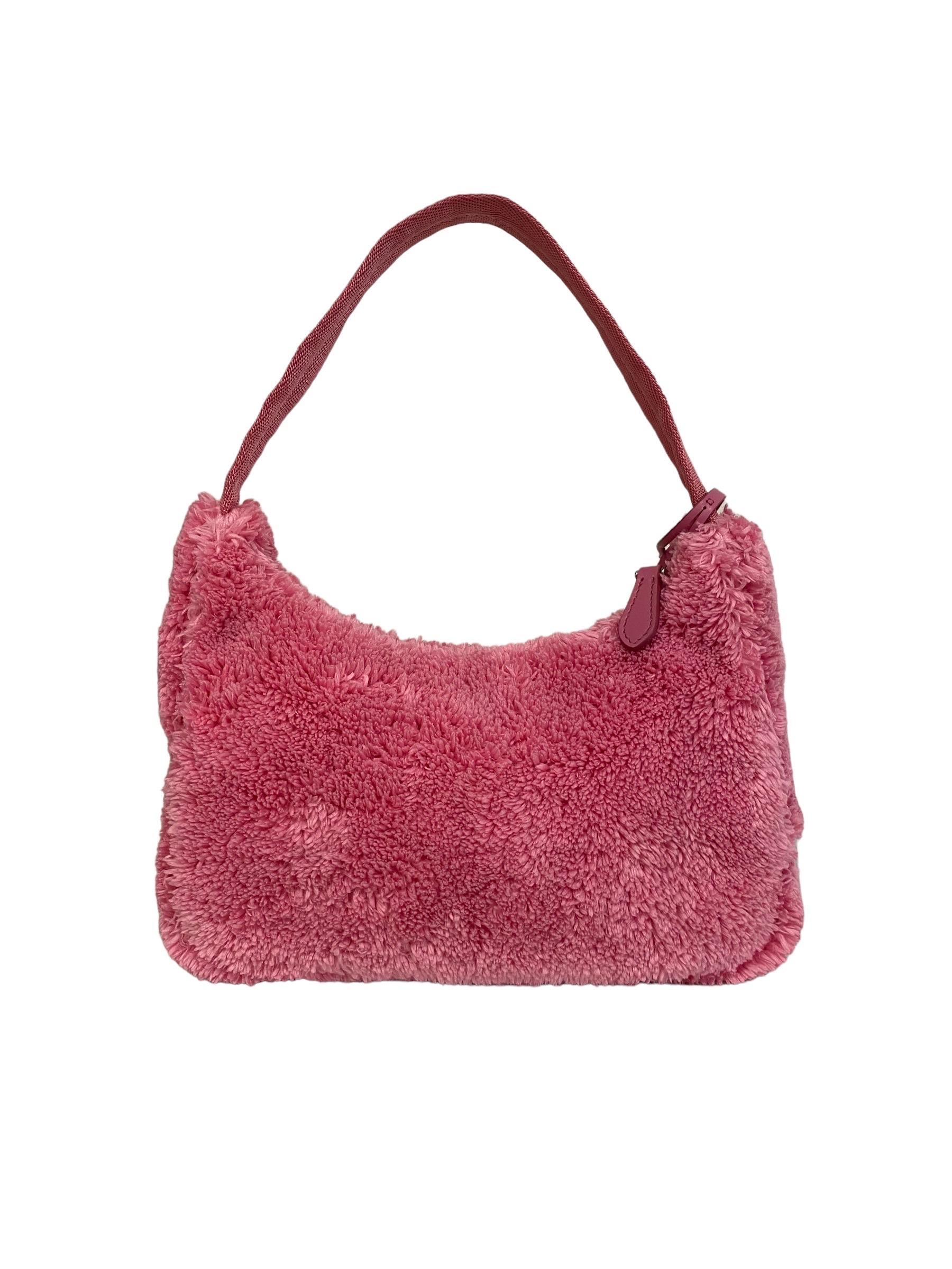 Prada Re-edition 2000 Pink Shoulder Bag at 1stDibs