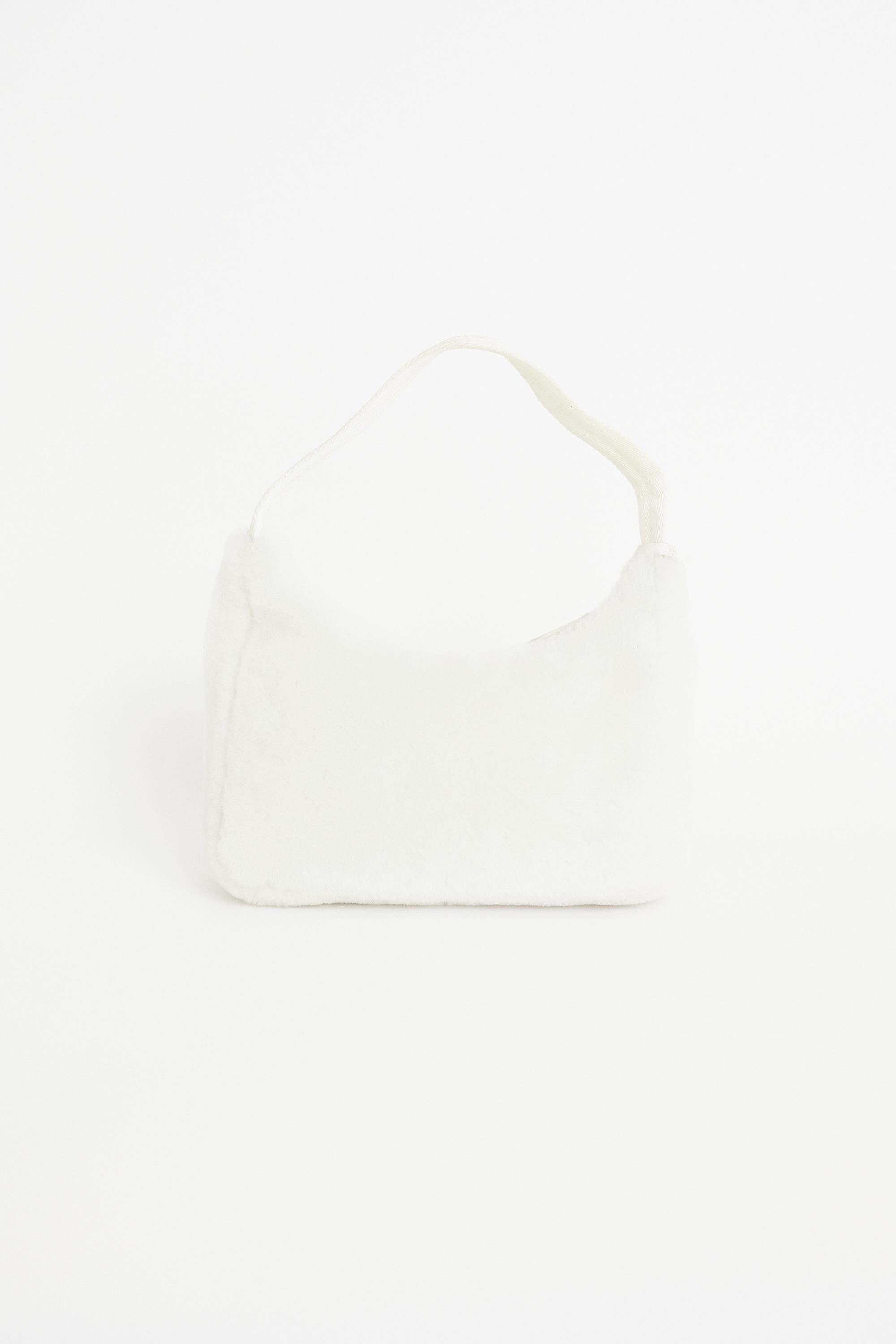 Prada Re-edition Shearling Hobo Bag For Sale at 1stDibs