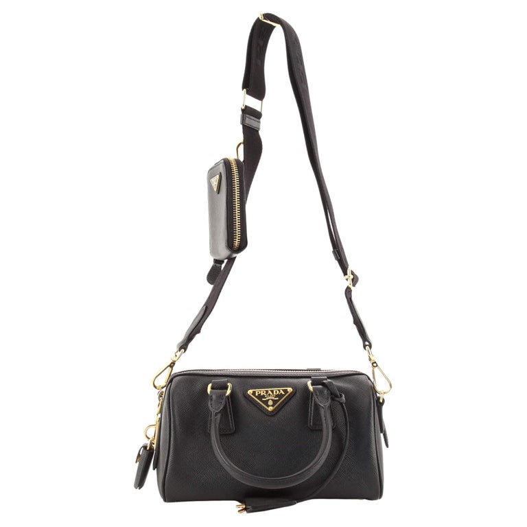 Prada Re-Edition Top Handle Boston Bag Saffiano Leather Mini at 1stDibs