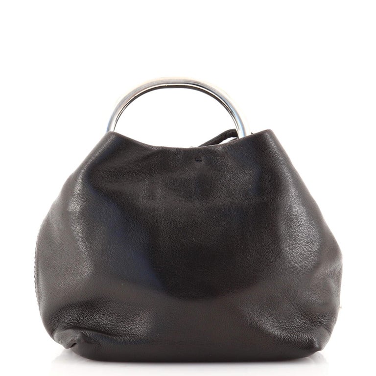 Prada Ring Handle Bag Leather Small at 1stDibs