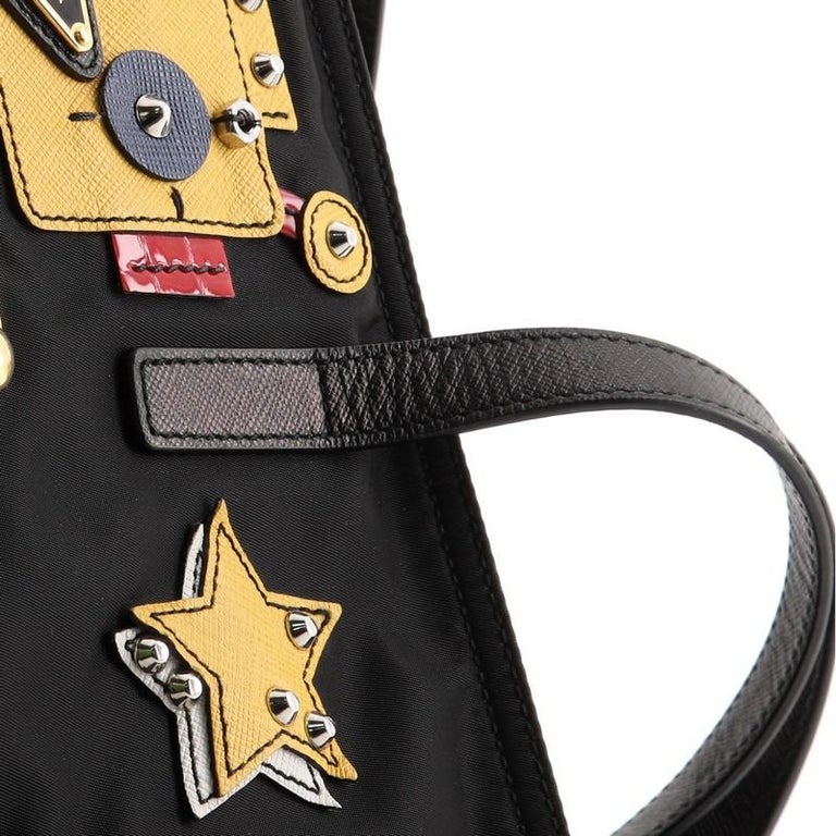 Prada Robot Zip Tote Tessuto Medium at 1stDibs
