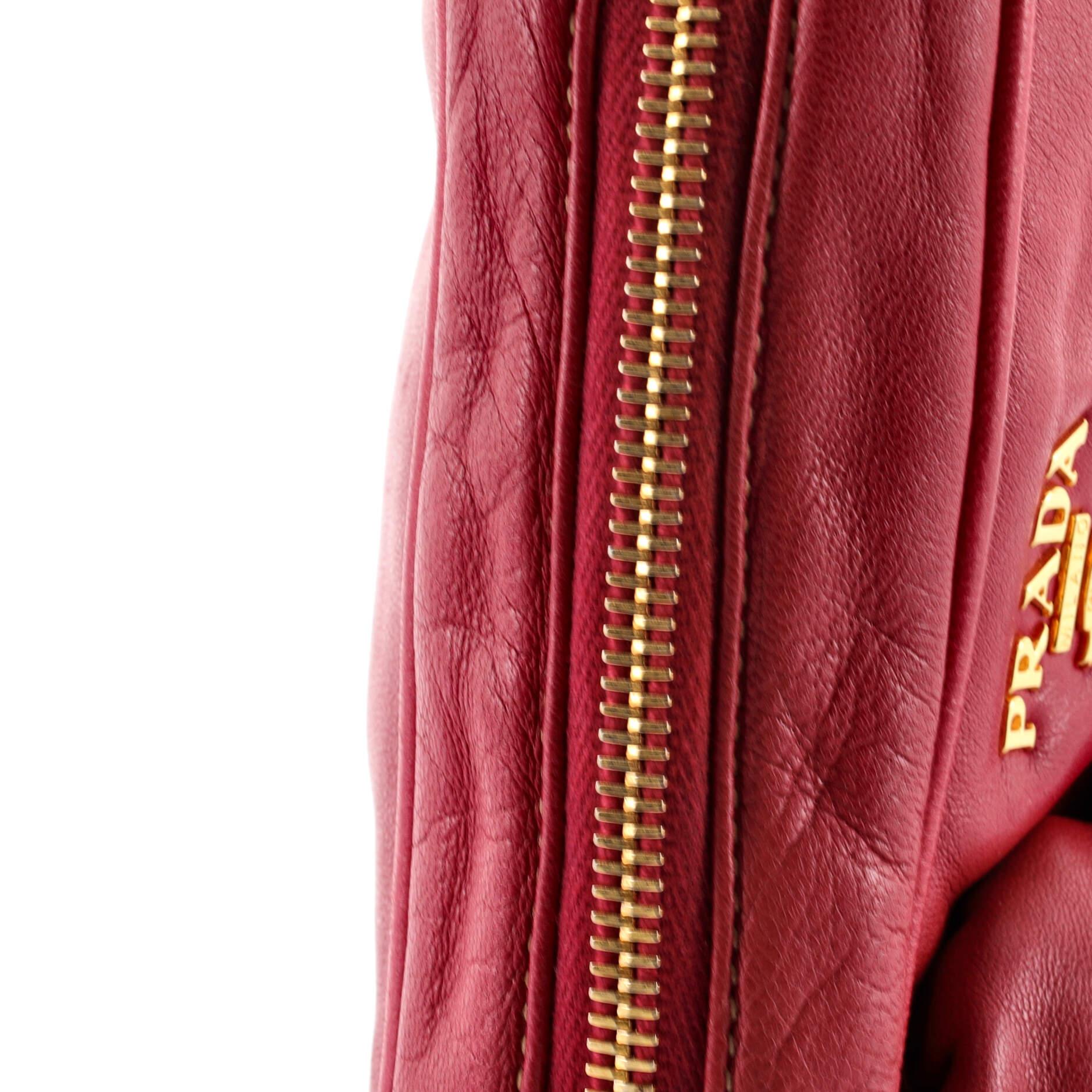 Prada Rose Zip Crossbody Bag Leather Mini at 1stDibs | prada bag rose ...