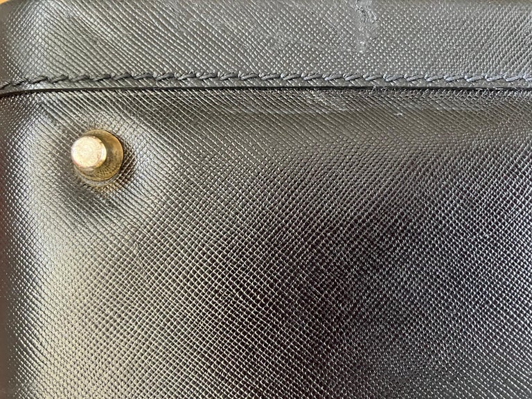 Prada Saffiano leather beautycase For Sale at 1stDibs