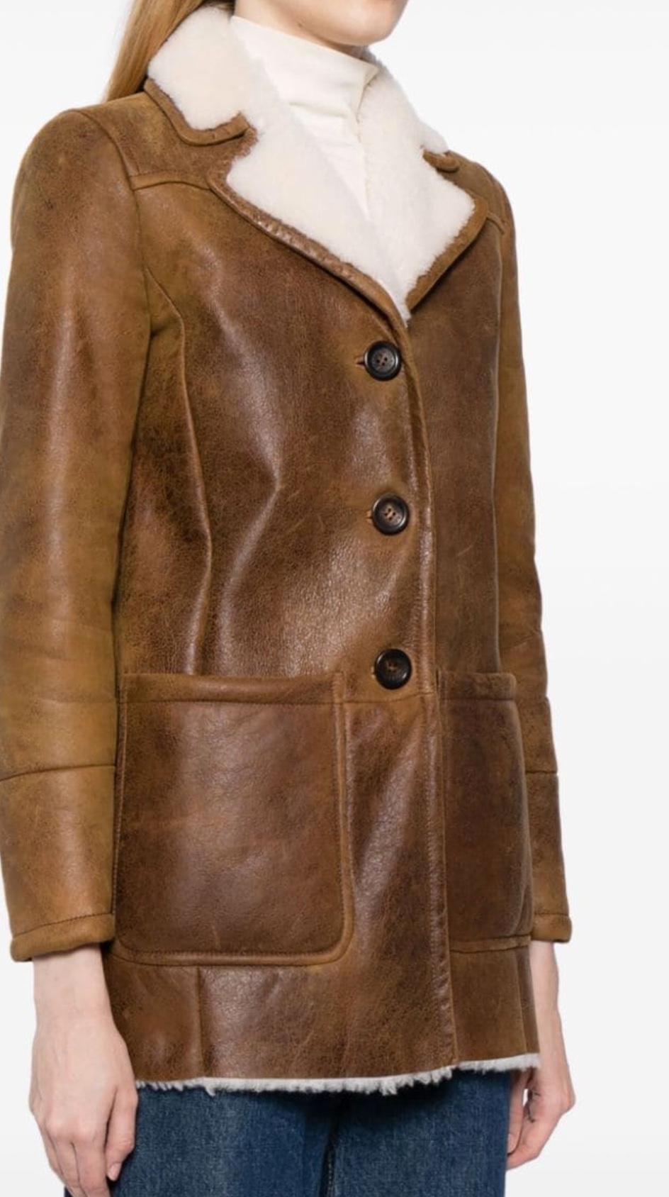 Prada Shearling Jacket at 1stDibs