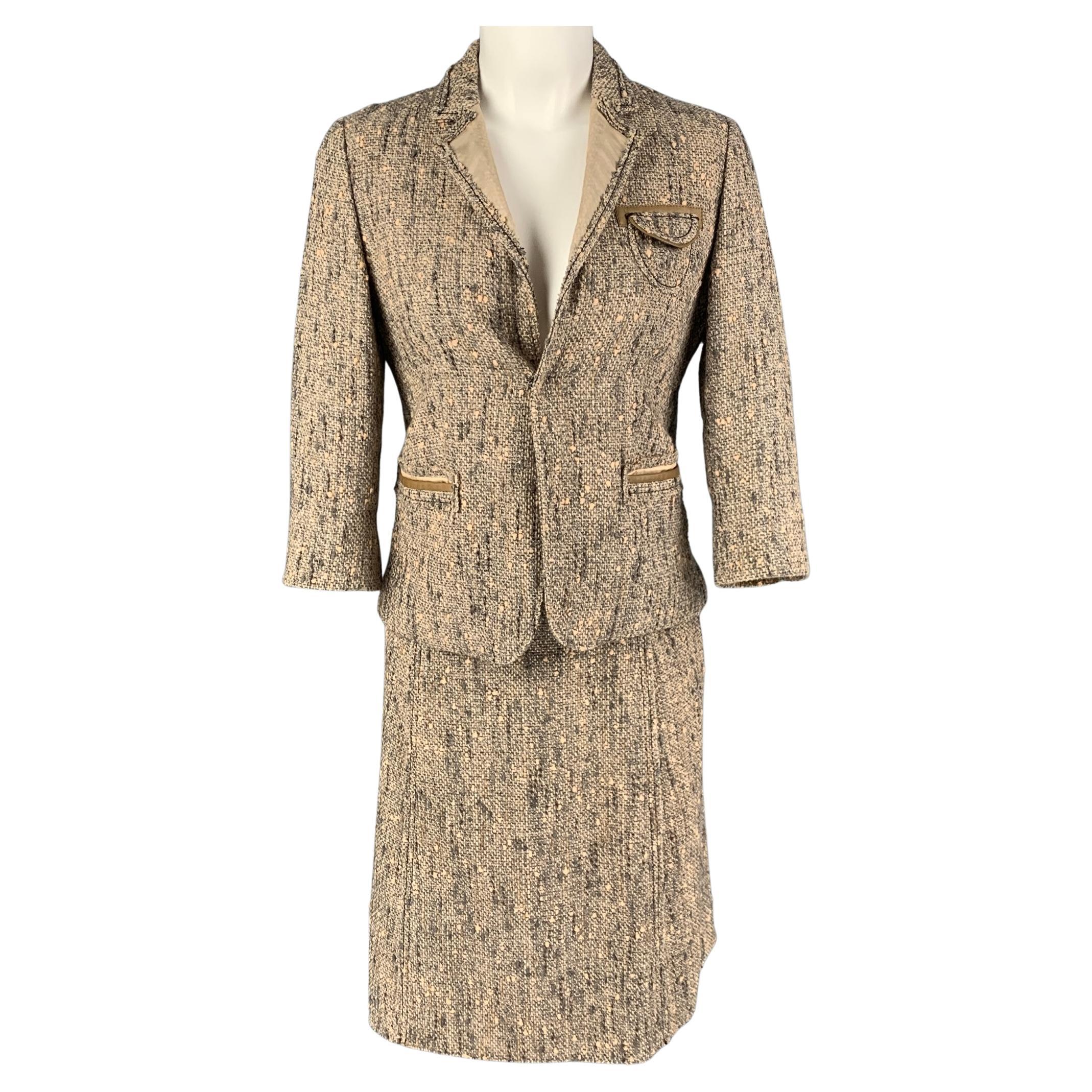 Fall 1996 Prada Suit- Printed Jacket + Pants Set Sz 38 at 1stDibs ...