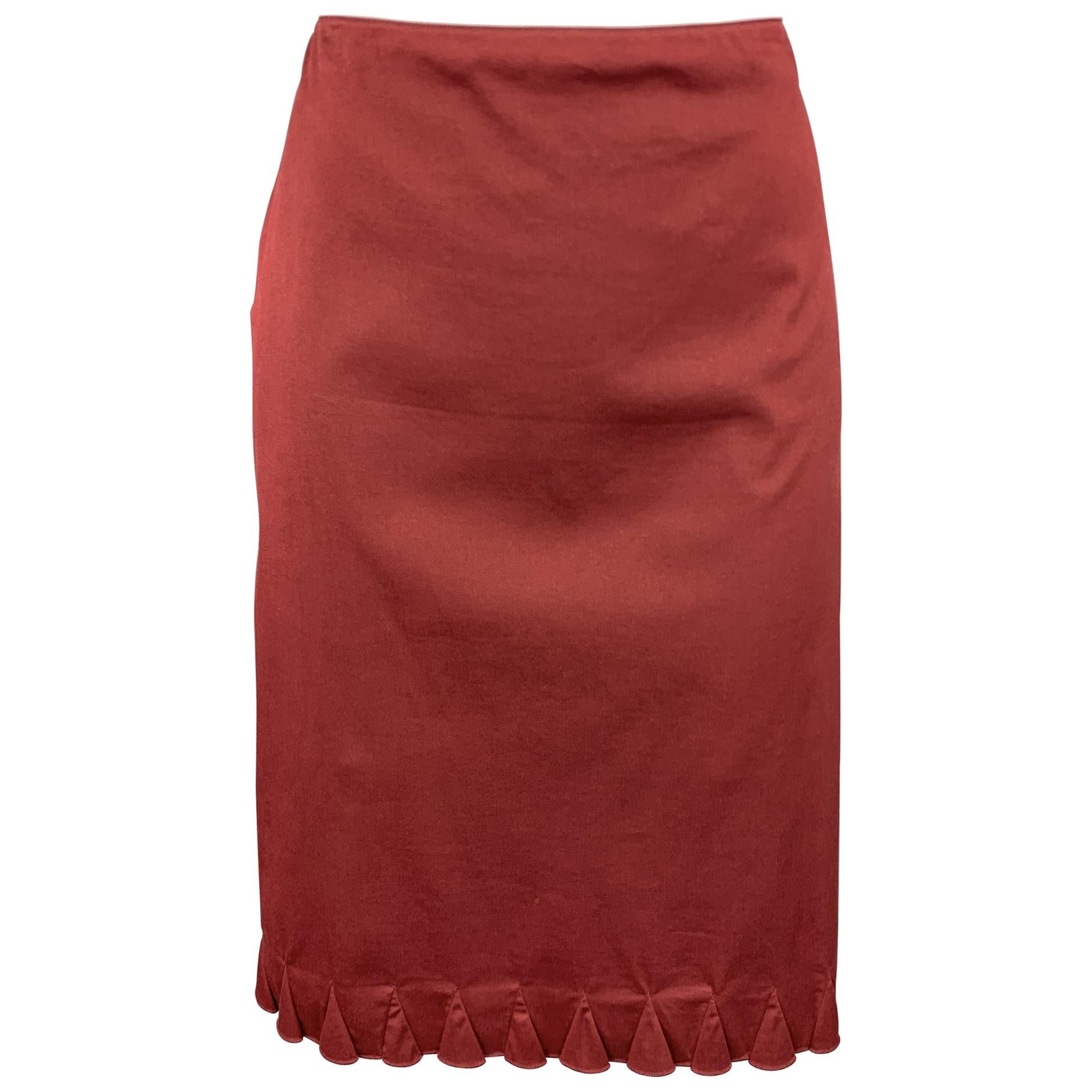 Prada Runway Tourist Scarf Print Cotton Circle Skirt, Spring - Summer ...