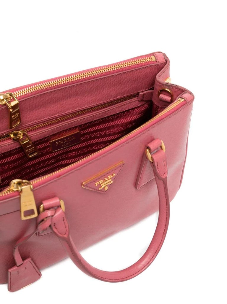 Prada Small Galleria Saffiano Leather Bag For Sale at 1stDibs