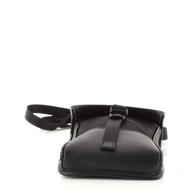 Prada Smartphone Case Crossbody Bag Tessuto with Saffiano Leather at ...