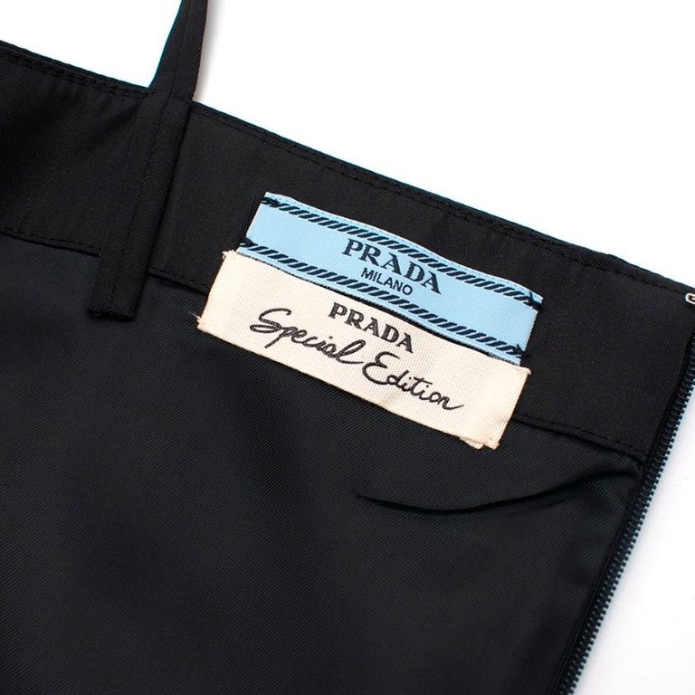 Prada Special Edition Neon Hanging Monkey Slip Dress M at 1stDibs