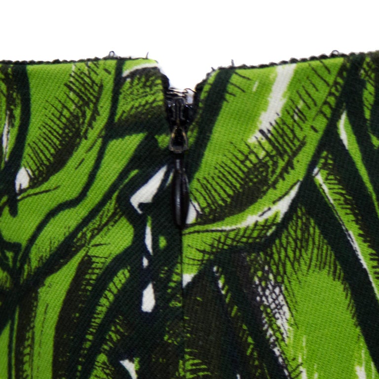 Prada Spring 2011 Ready-to-Wear Green Banana Skirt at 1stDibs | prada ...