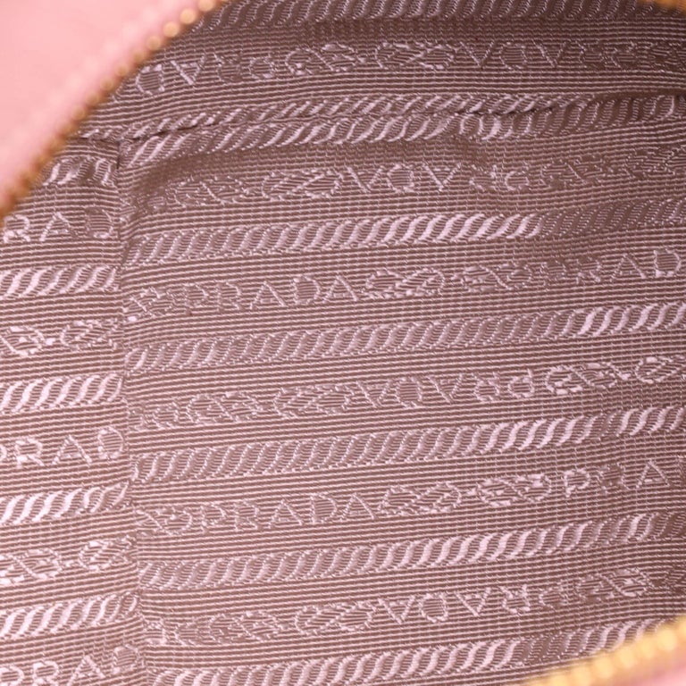 Prada Square Bauletto Bag Saffiano Leather Small For Sale at 1stDibs
