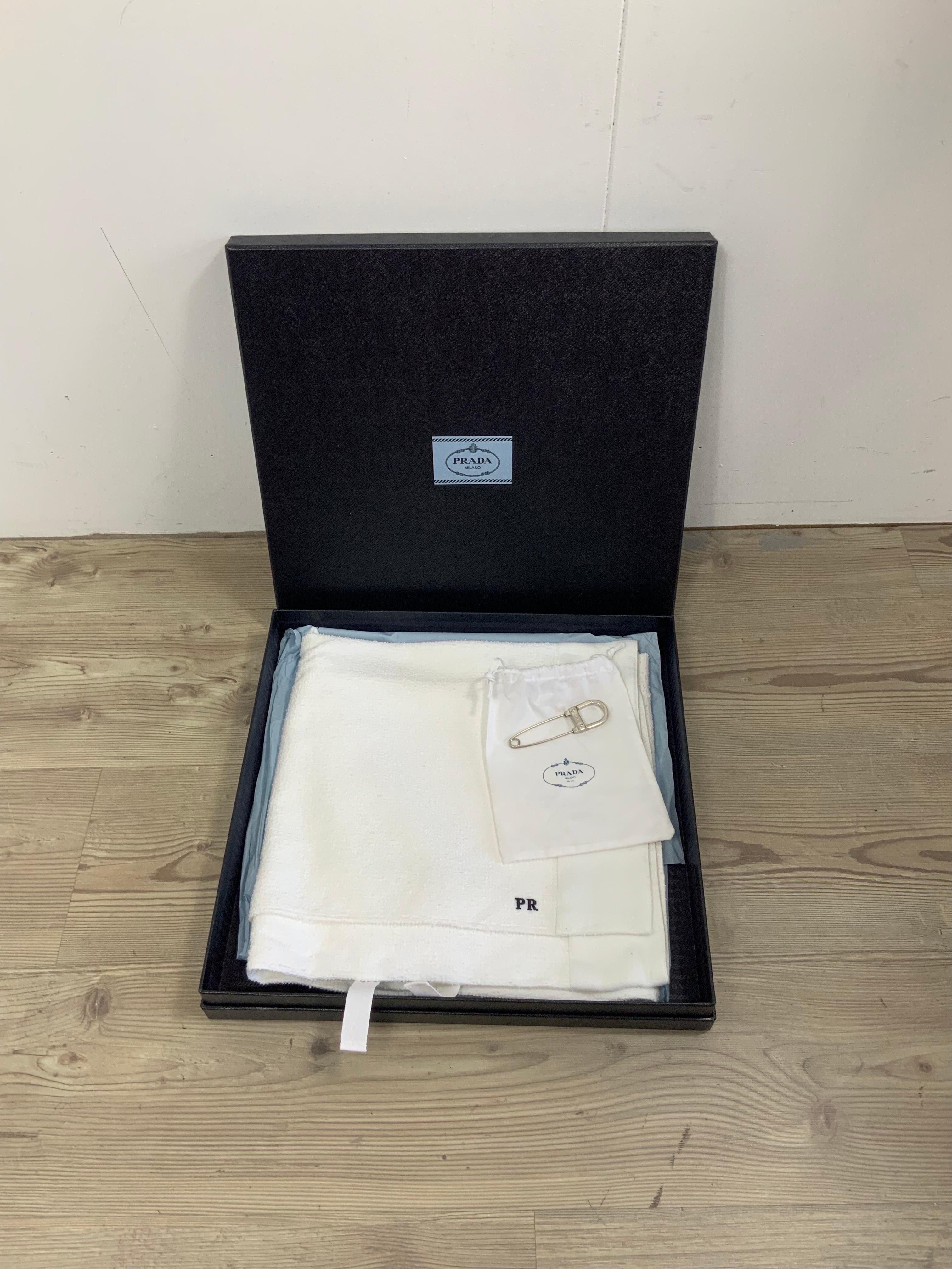 Prada SS 2020 white mini Skirt at 1stDibs