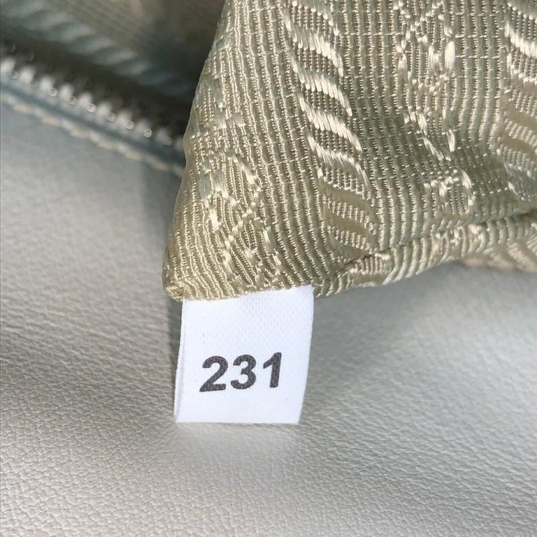 Prada Tassel Twin Pocket Tote City Calf Small at 1stDibs