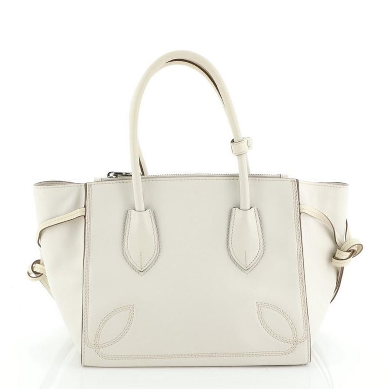 Prada Tassel Twin Pocket Tote City Calf Small at 1stDibs