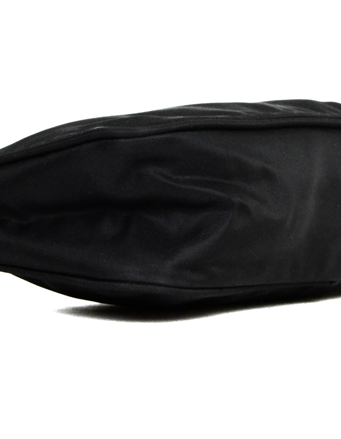 Prada Vintage Black Nylon Pochette Bag For Sale at 1stDibs | prada ...
