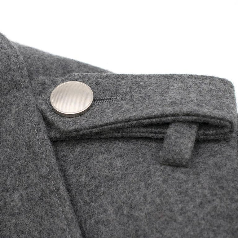 Prada Virgin Wool Single Breasted Wool Cape - New Season 36 UK4 at ...