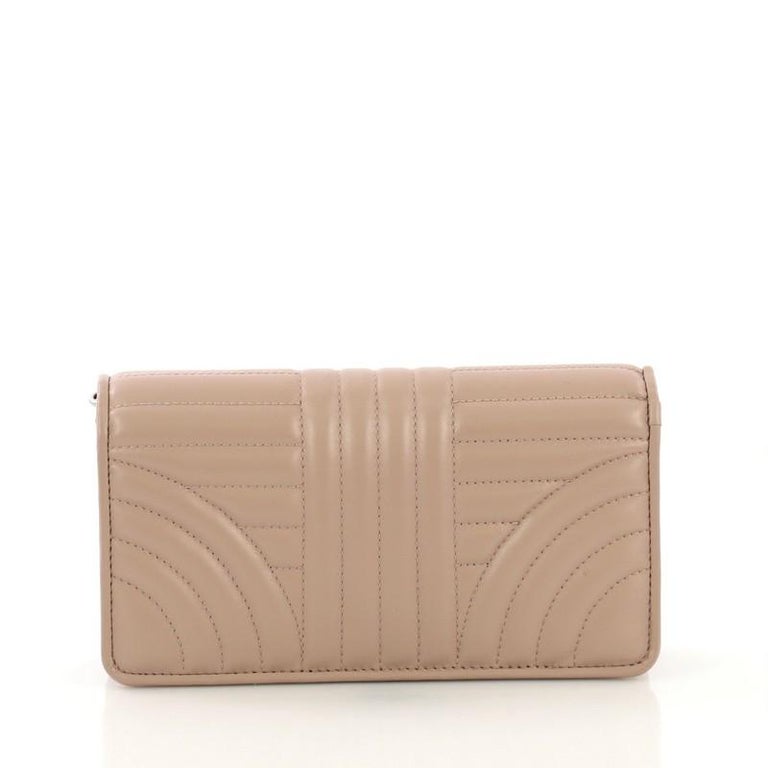 Prada Wallet on Chain Diagramme Quilted Leather at 1stDibs | prada ...