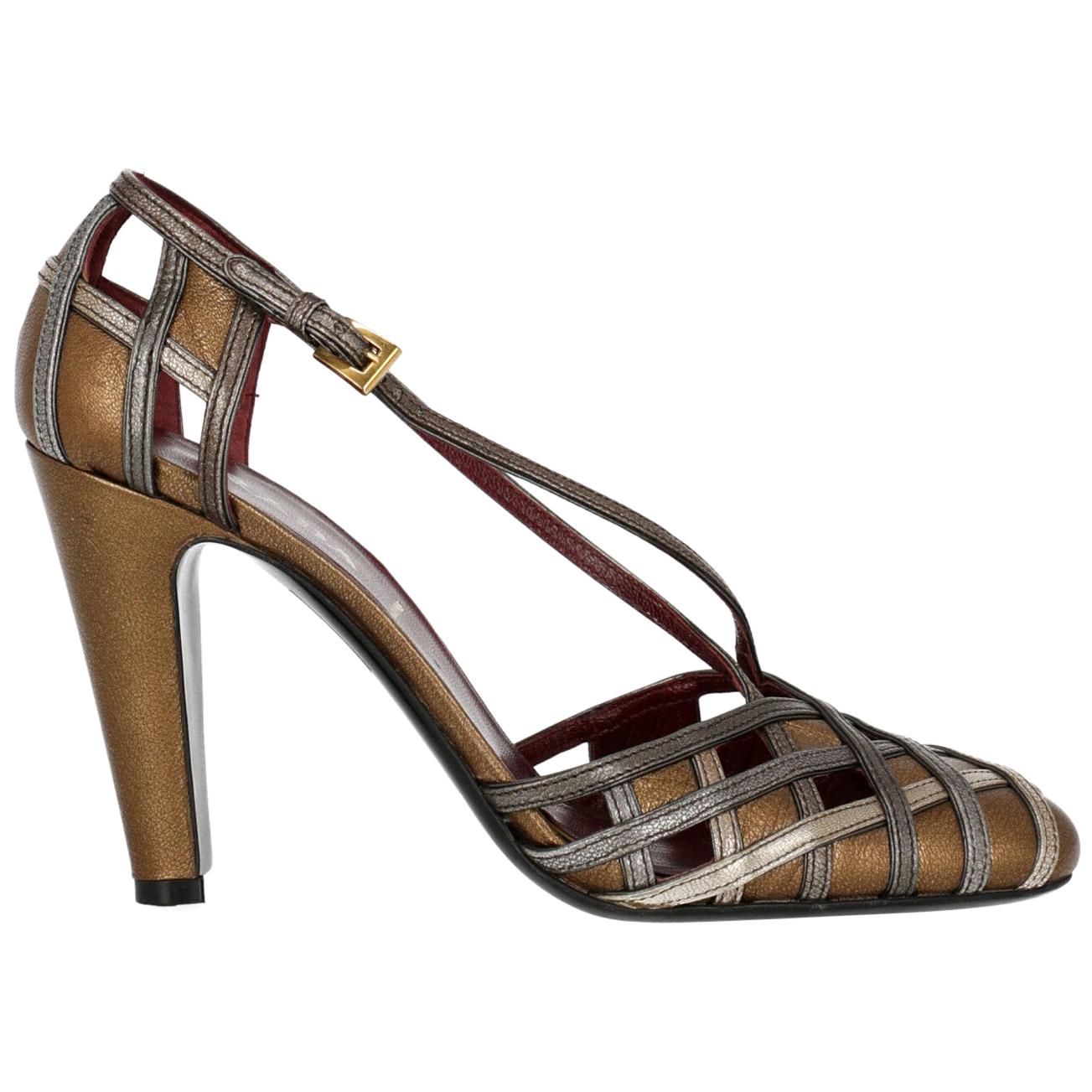 Bronze Pumps - 19 For Sale on 1stDibs