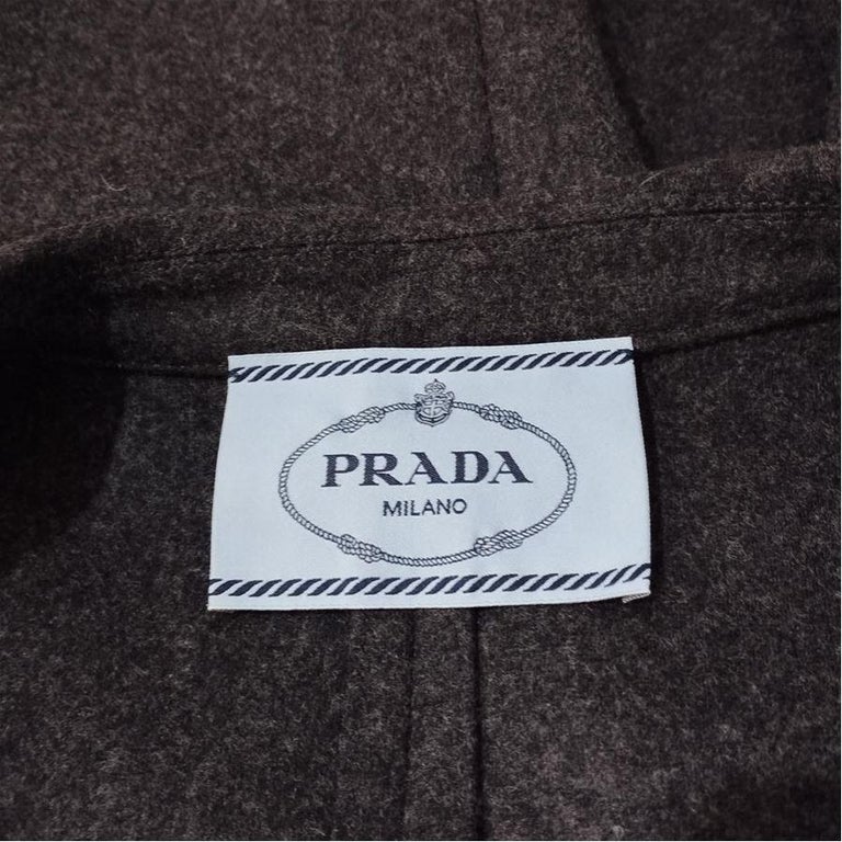 Prada Wool jacket size 46 For Sale at 1stDibs