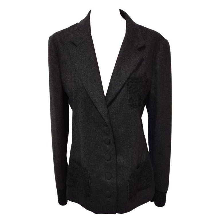Prada Wool jacket size 46 For Sale at 1stDibs
