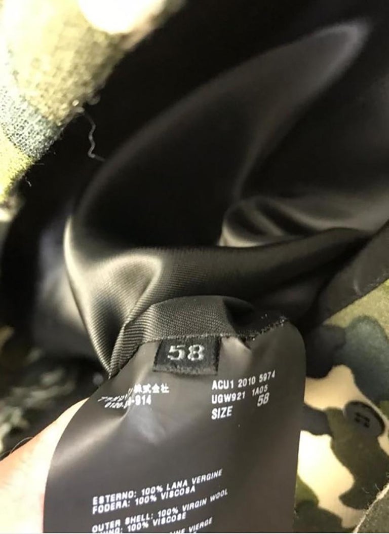 PRADA WOOL MILITARY TRENCH COAT for MEN IT 58 - 4XL from Celebrity ...