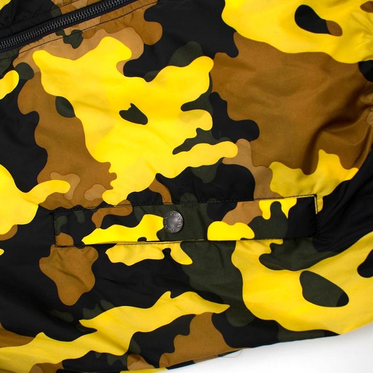 Prada Yellow Camouflage Nylon Bomber Jacket M at 1stDibs | yellow camo ...