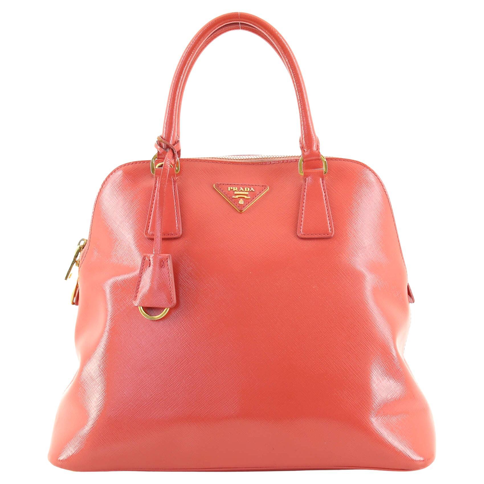 Prada Convertible Satchel Vitello Daino Large at 1stDibs