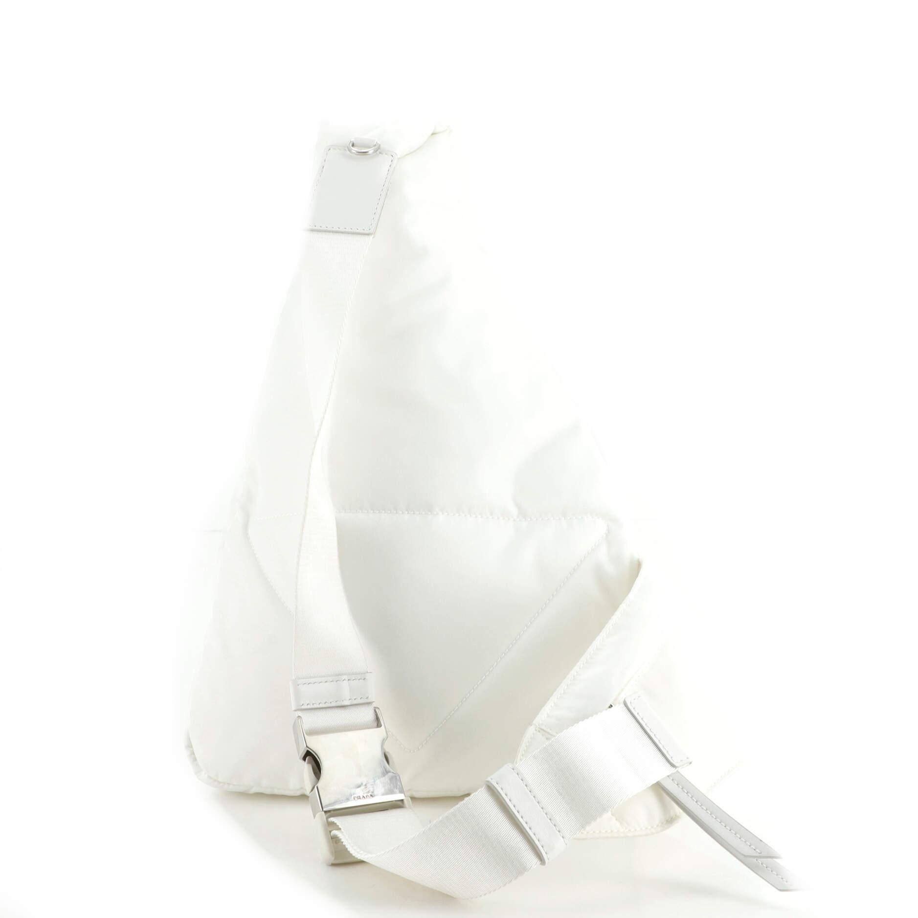 Prada Zip Sling Backpack Re-Nylon at 1stDibs