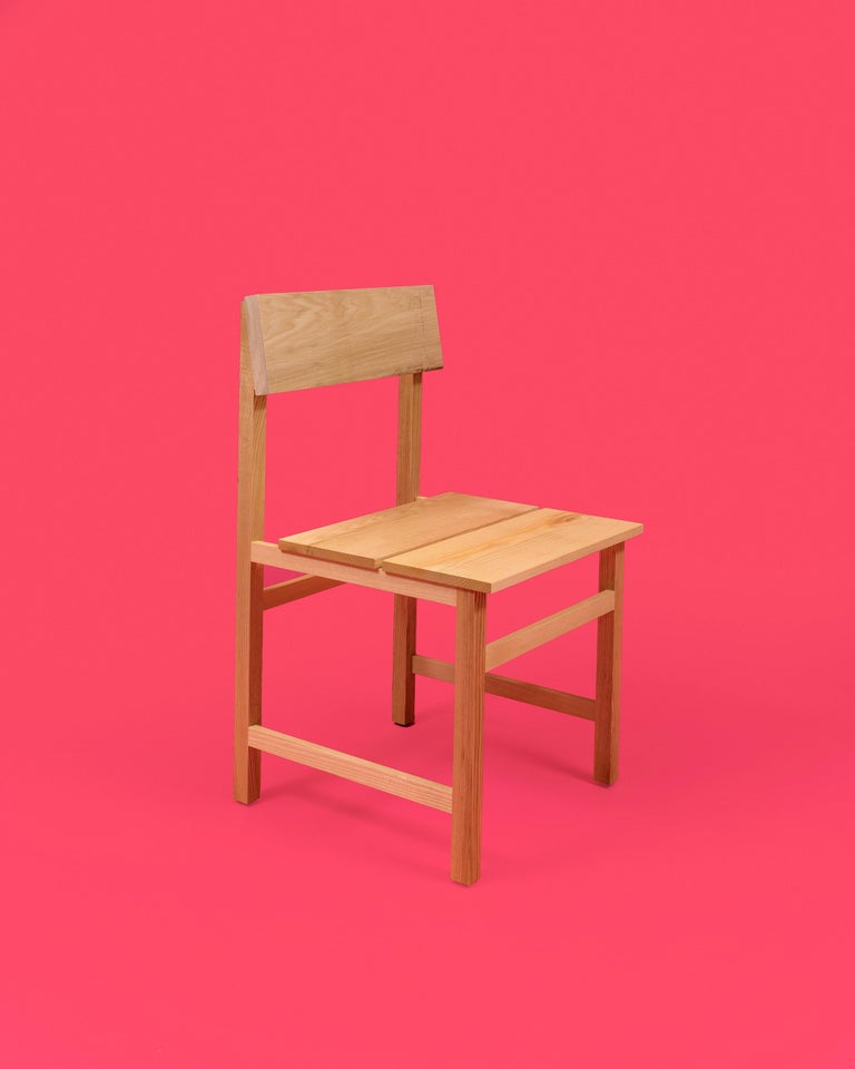 Prairie Chair, Modern Ash Wood Dining Chair For Sale at 1stDibs