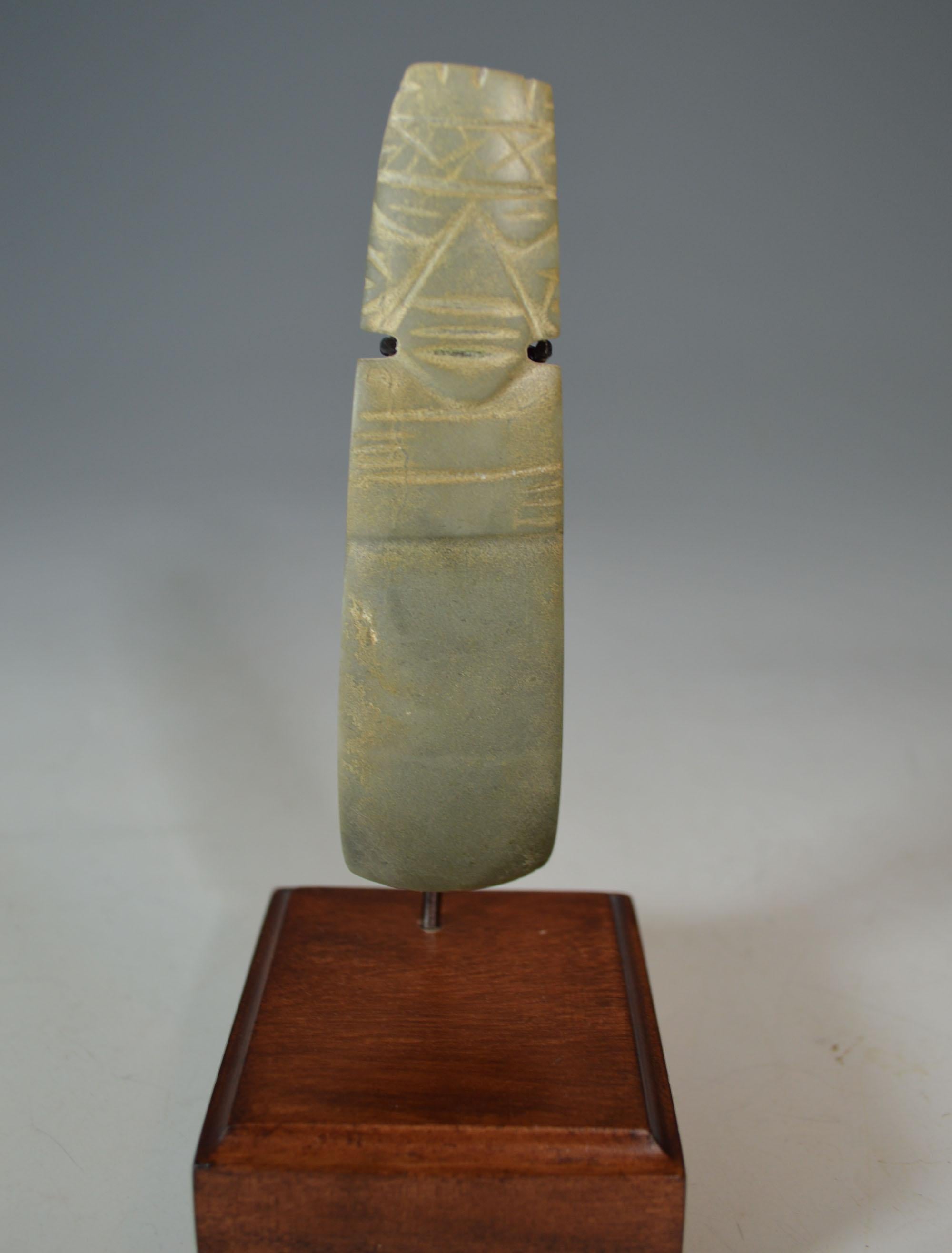 Pre Columbian Costa Rican Jadeite Axe God Celt Pendant, circa 800_1200 ...
