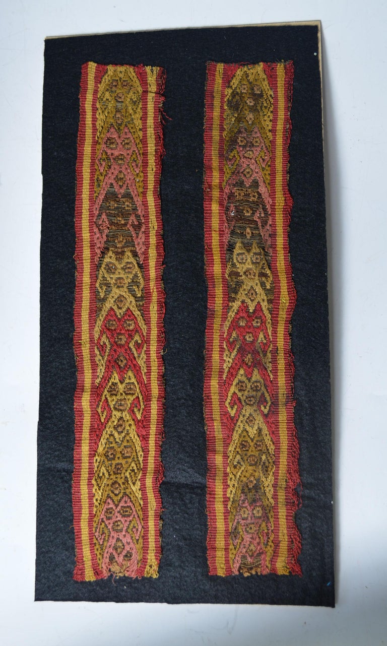 Pre Columbian Fine Chancay Textile Panel, circa 1100-1400 AD at 1stDibs
