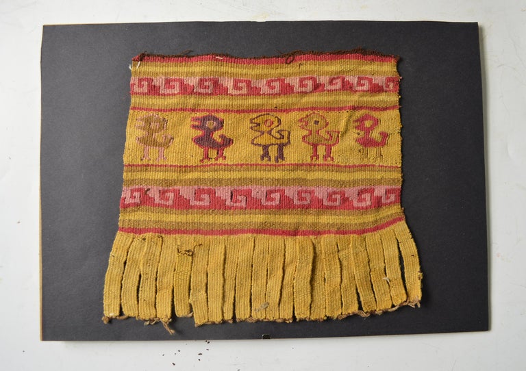 Pre Columbian Fine Chancay Textile Panel, circa 1100-1400 AD For Sale ...