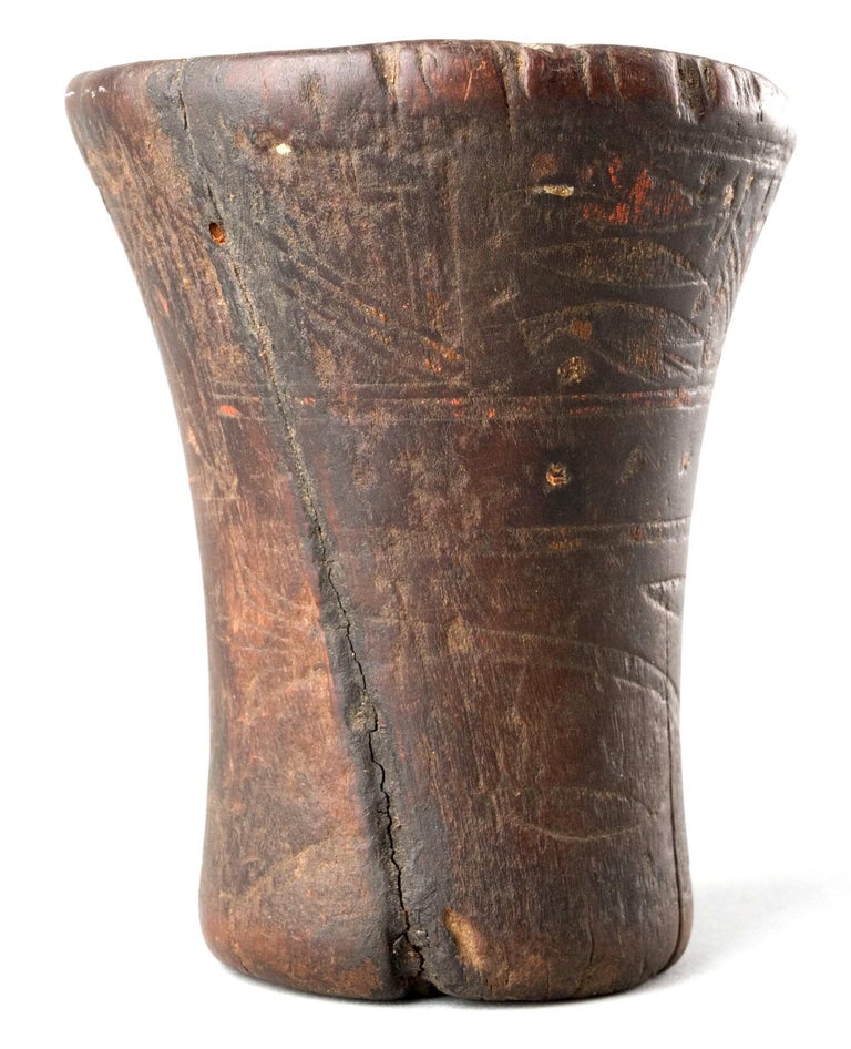 Pre-Columbian Inca Hand Carved Kero / Drinking Vessel, 1300-1500 AD For ...