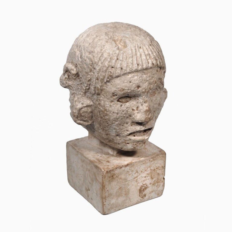 Twentieth Century Mayan Head at 1stDibs | mayan head statue, mayan bust ...