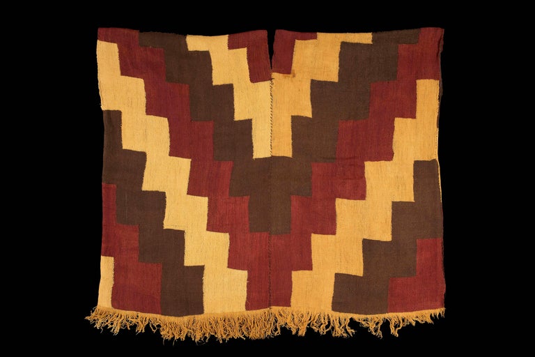 Pre-Columbian Nazca Stepped Textile Poncho, Nazca Peru, 200-400 AD For ...