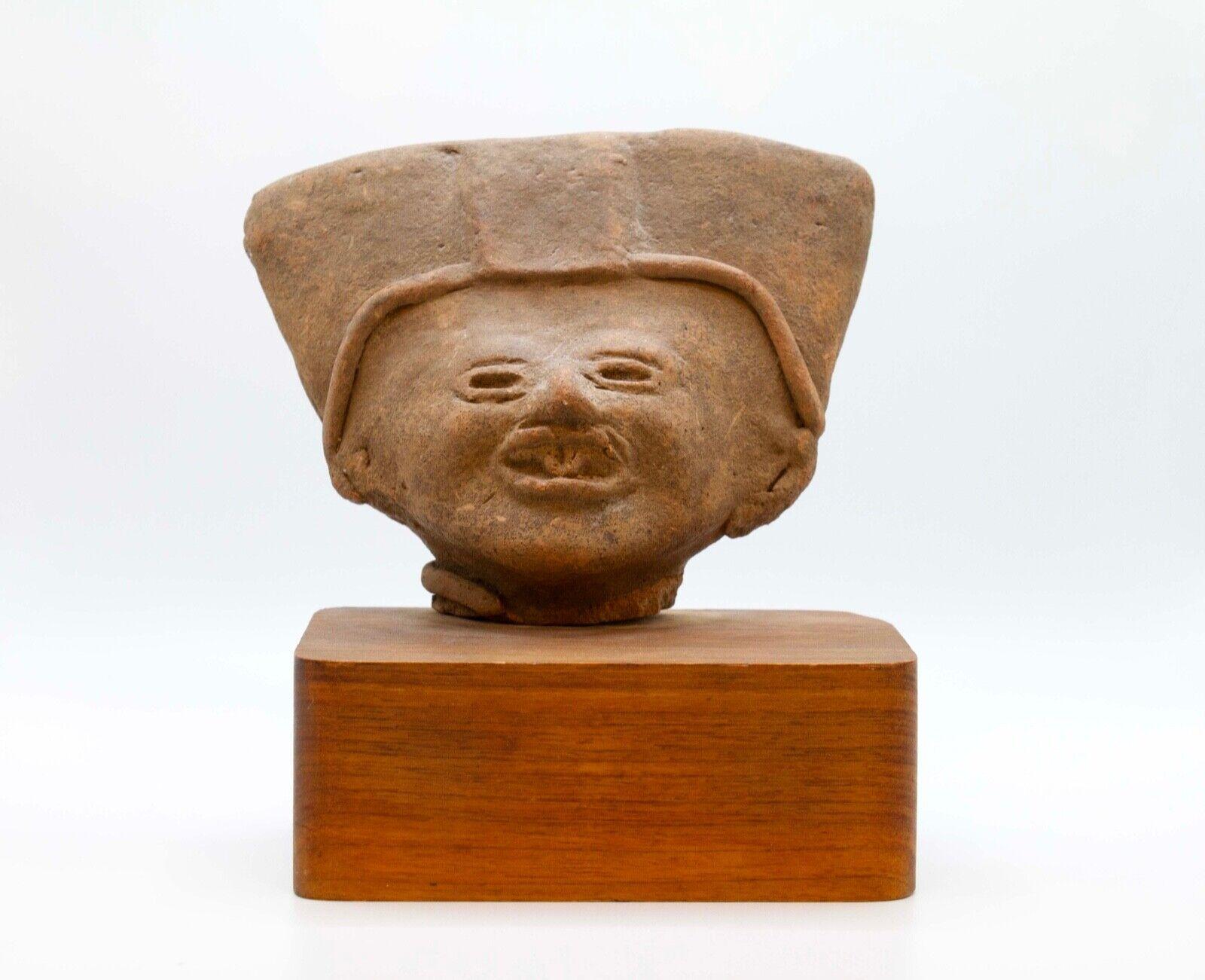 Pre-Columbian Veracruz Smiling Head Terracotta Pottery Historic ...