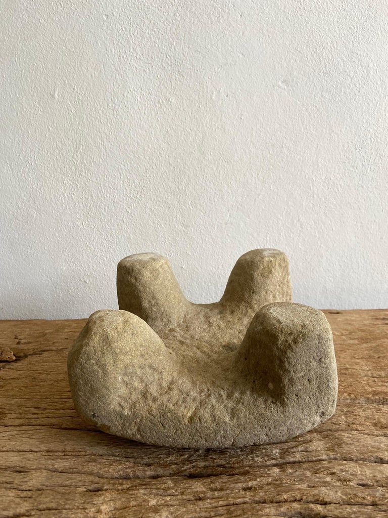 Pre-hispanic Limestone Stool From Mexico, Circa 16th Century at 1stDibs