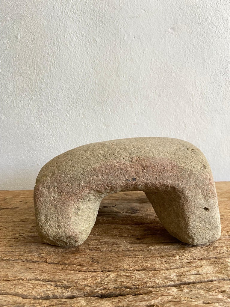 Pre-hispanic Limestone Stool From Mexico, Circa 16th Century at 1stDibs