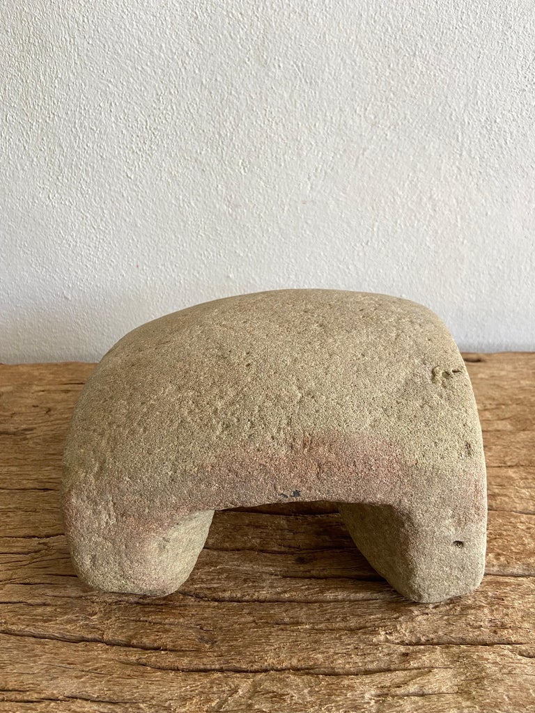 Pre-hispanic Limestone Stool From Mexico, Circa 16th Century at 1stDibs