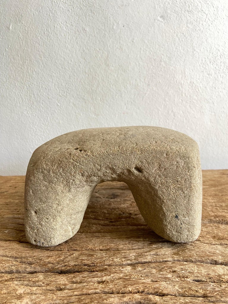 Pre-hispanic Limestone Stool From Mexico, Circa 16th Century at 1stDibs