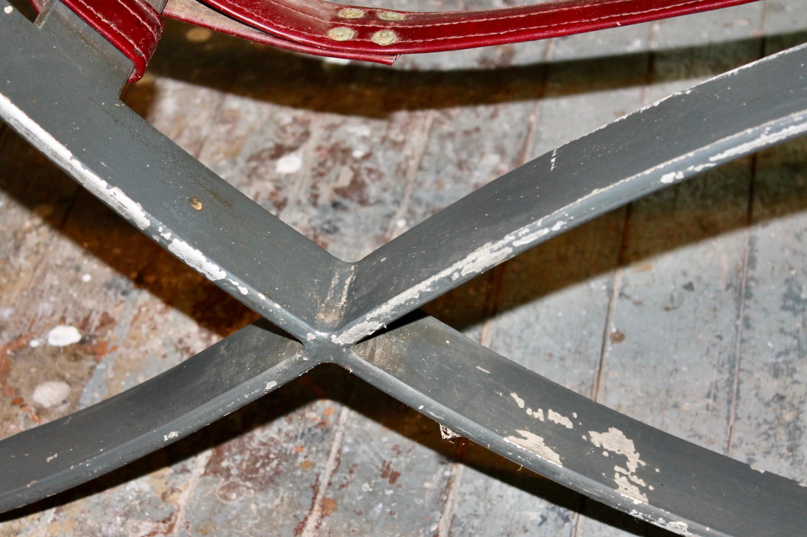 Pre Knoll pair Mies Barcelona Chair Frames For Sale at 1stDibs