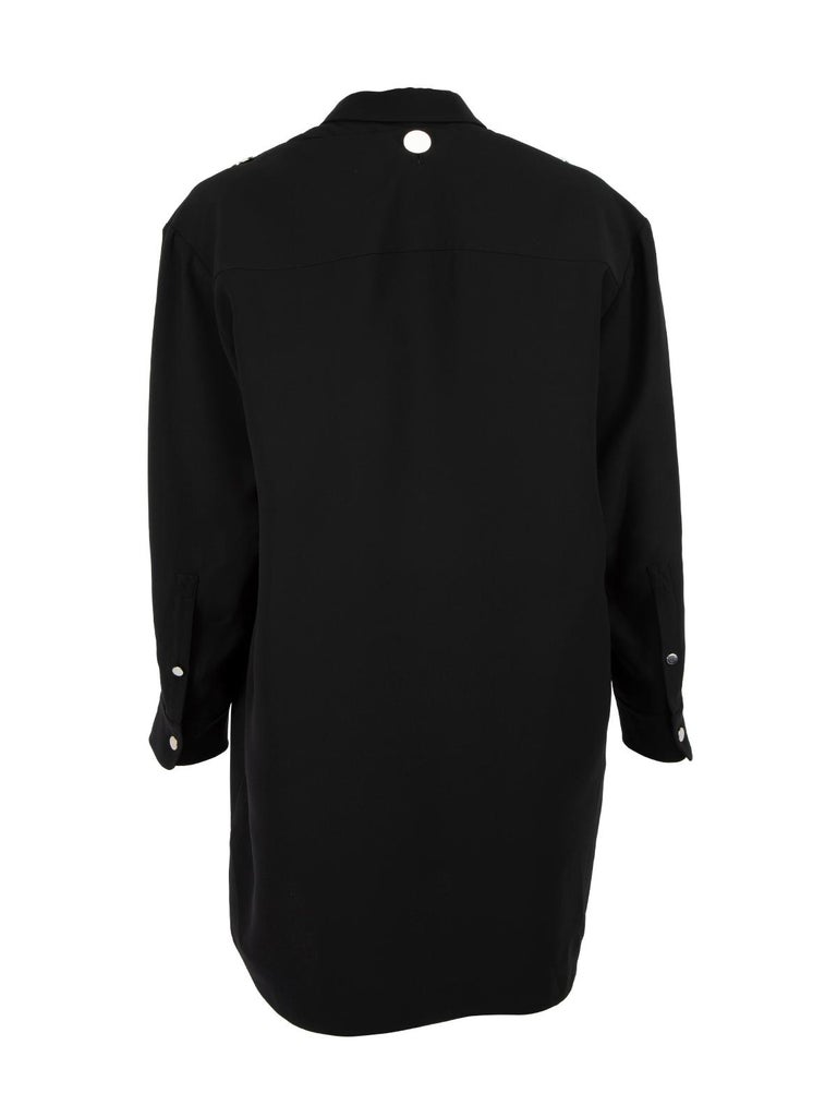 Pre-Loved Alexander Wang Women's Collared Crepe Dress with Silver ...