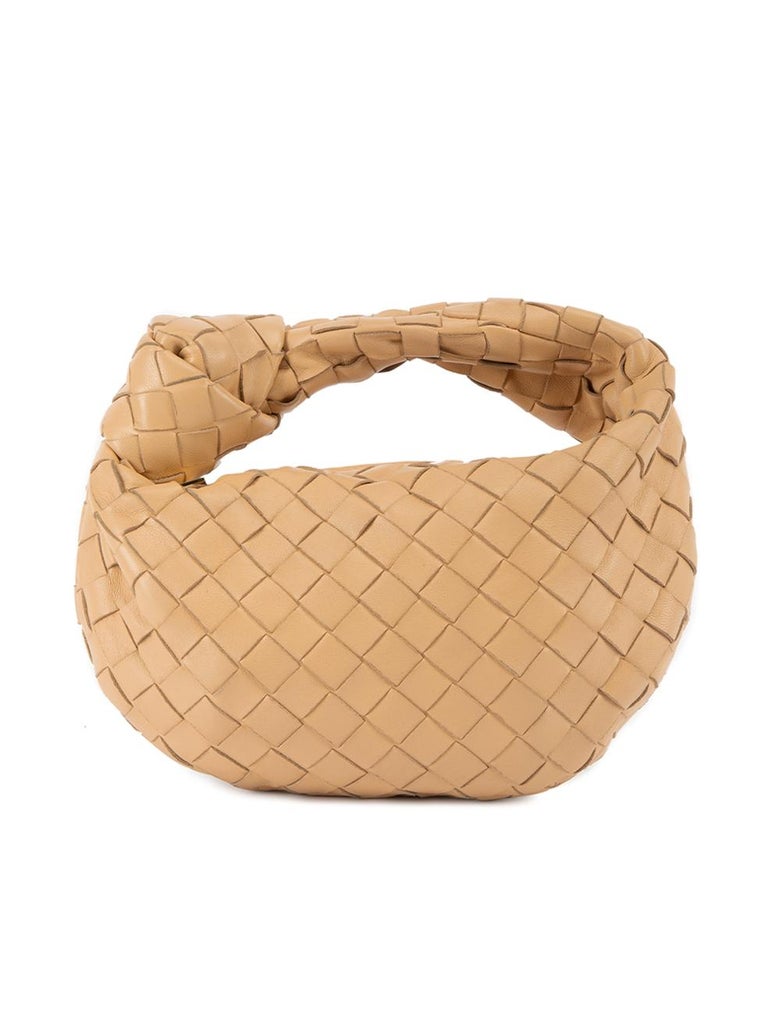 Pre-Loved Bottega Veneta Women's Beige Almond Mini Jodie For Sale at ...
