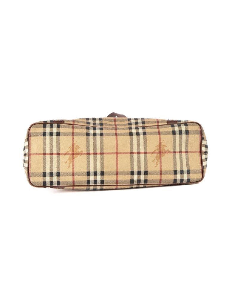 Pre-Loved Burberry Women's Monogram Print Shoulder Handbag For Sale at ...