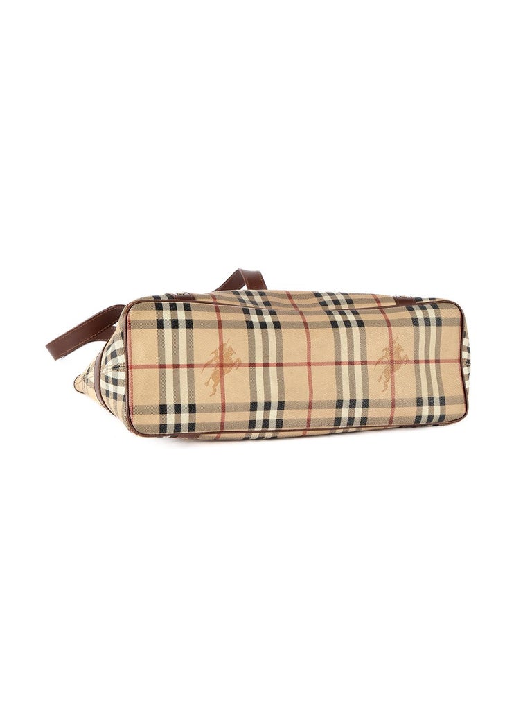 Pre-Loved Burberry Women's Monogram Print Shoulder Handbag For Sale at ...