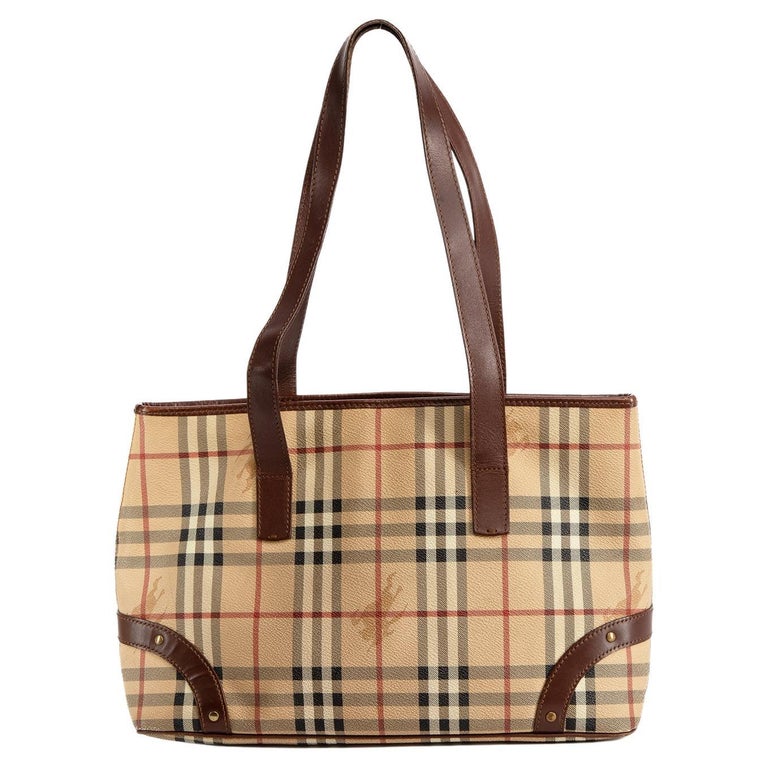 Pre-Loved Burberry Women's Monogram Print Shoulder Handbag For Sale at ...