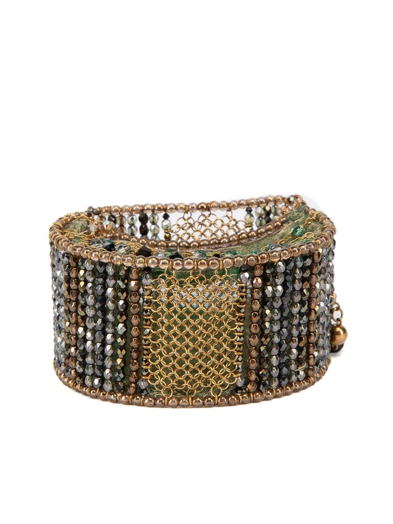 Pre-Loved Erickson Beamon Women's Mini Beaded Metal Chain Bag For Sale ...